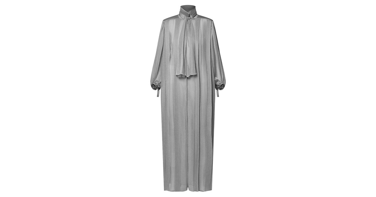 Vestido de Malha com Listras Transparentes - Ready-to-Wear | LOUIS ...