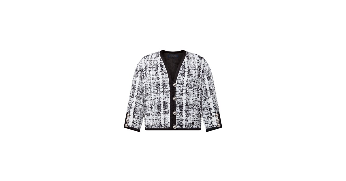 Jaqueta de Tweed com Grafismo - Ready-to-Wear | LOUIS VUITTON