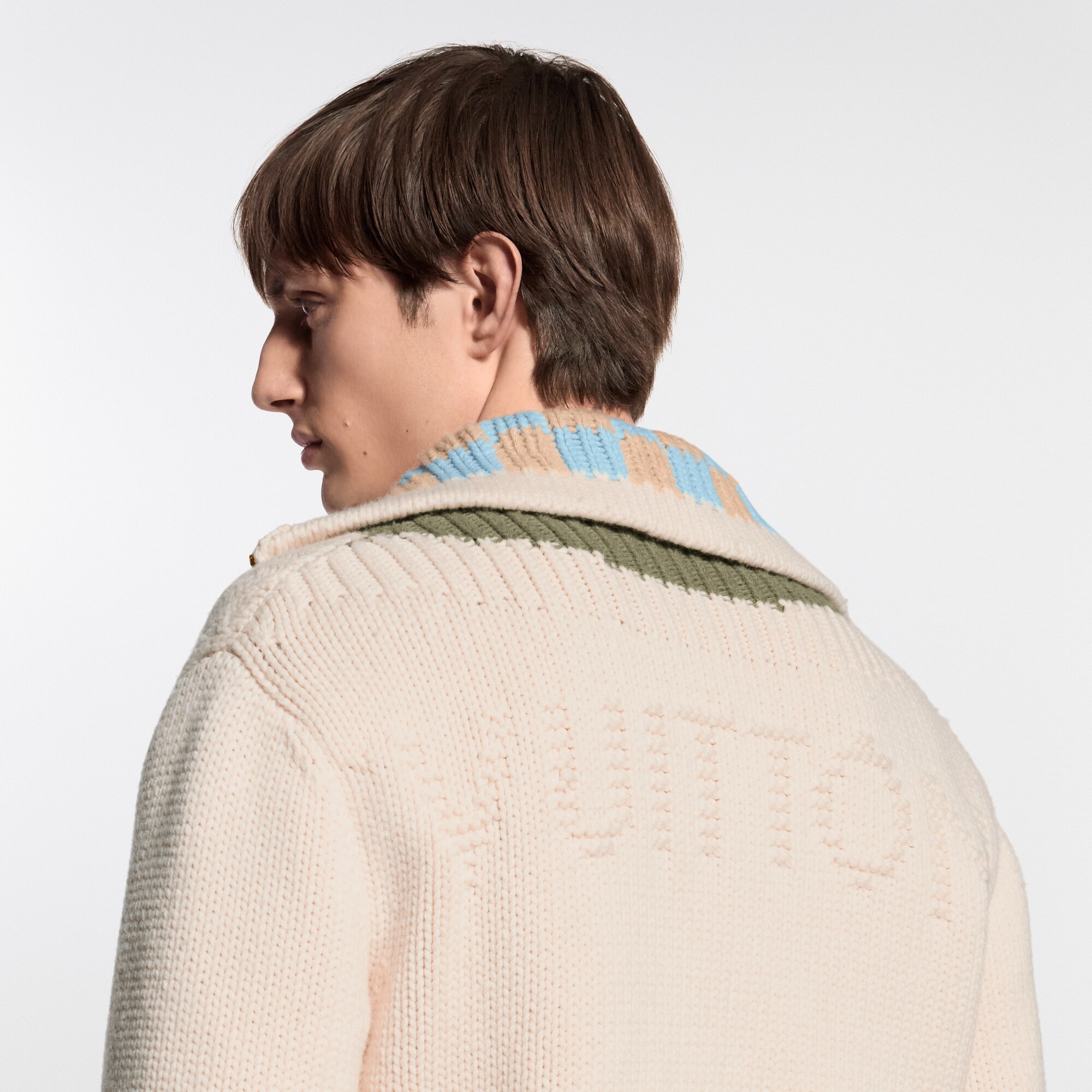 Jaqueta Esportiva com Intársia e Zíper - Para Ele | LOUIS VUITTON