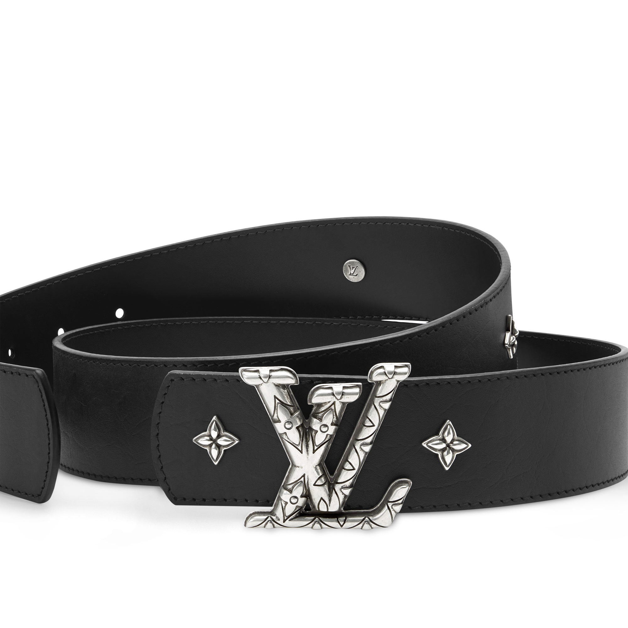 LV Dimension Drift Flower Studs 40mm Reversible Belt - Acessórios ...