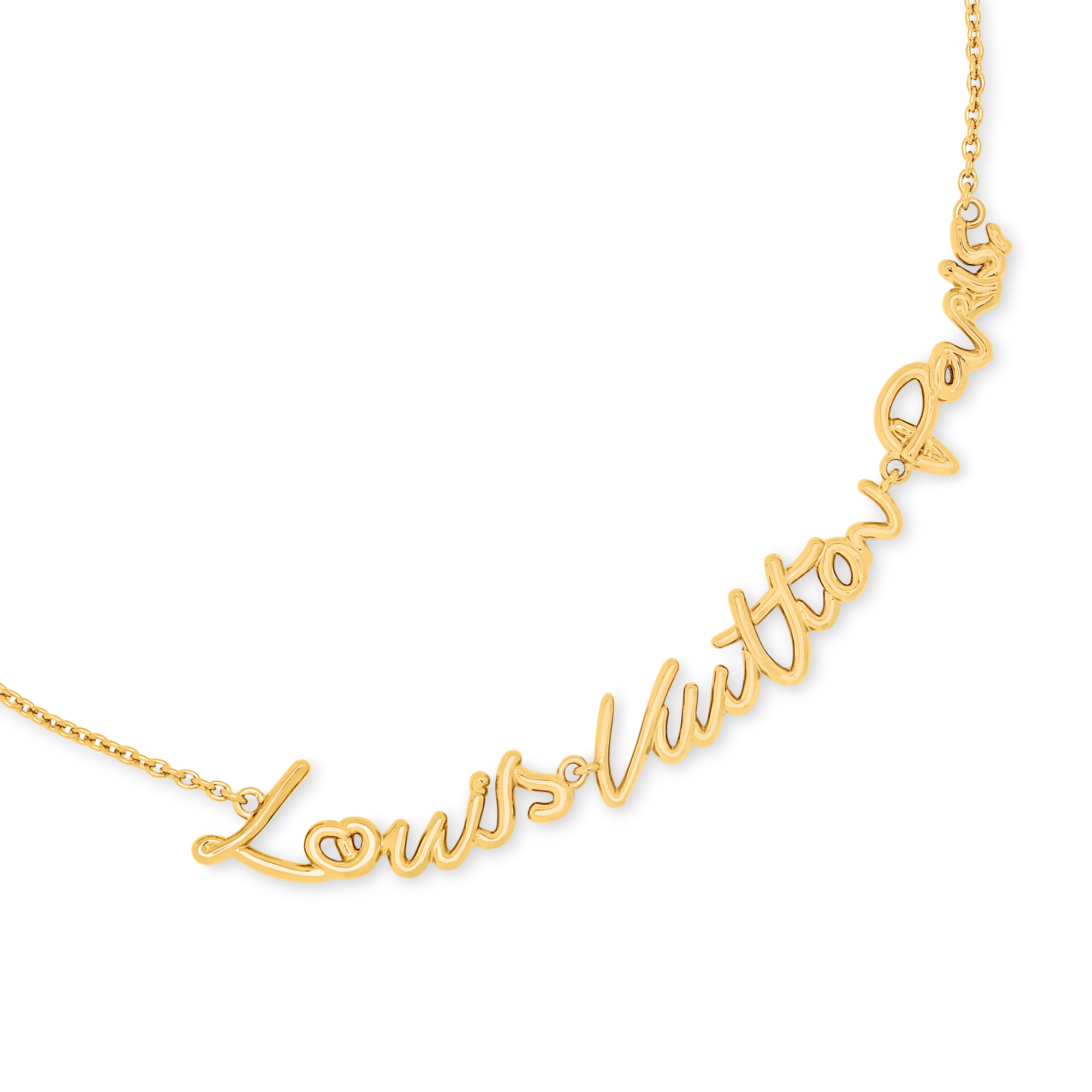 LV Script Necklace S00 - Bijuterias Finas | LOUIS VUITTON