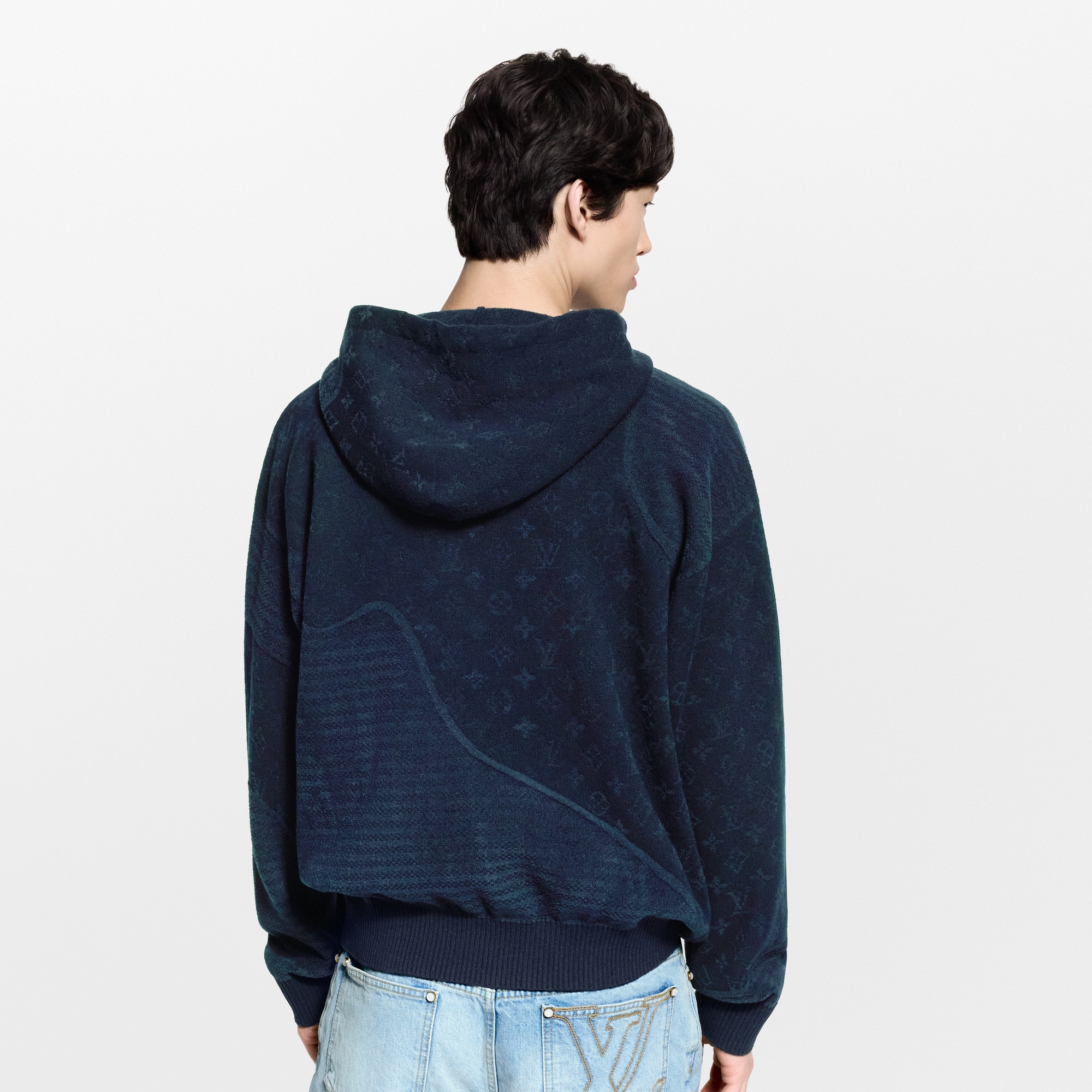 Moletom com Capuz e Jacquard de Grafismo - Ready-to-Wear | LOUIS VUITTON