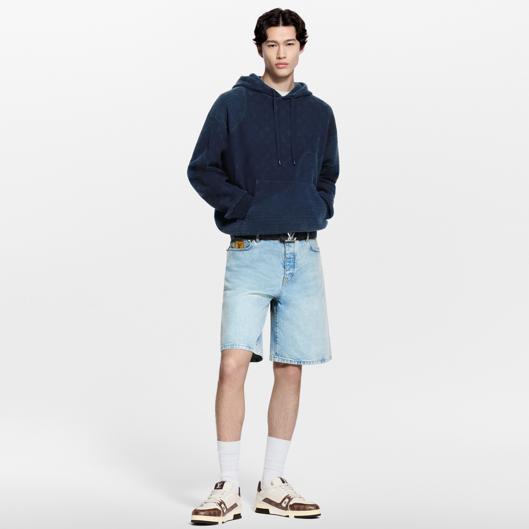 Moletom com Capuz e Jacquard de Grafismo - Ready-to-Wear | LOUIS VUITTON