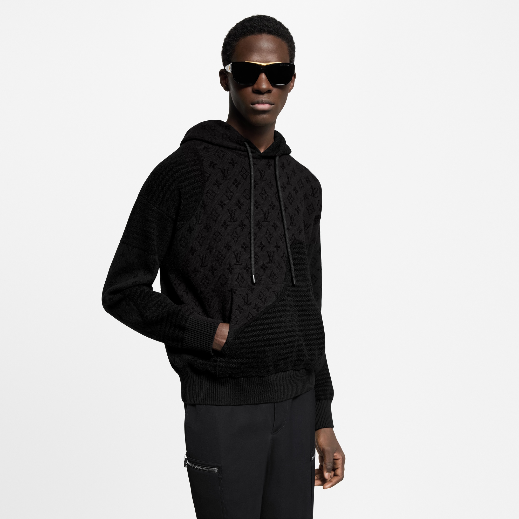 Moletom com Capuz e Jacquard de Grafismo - Ready-to-Wear | LOUIS VUITTON