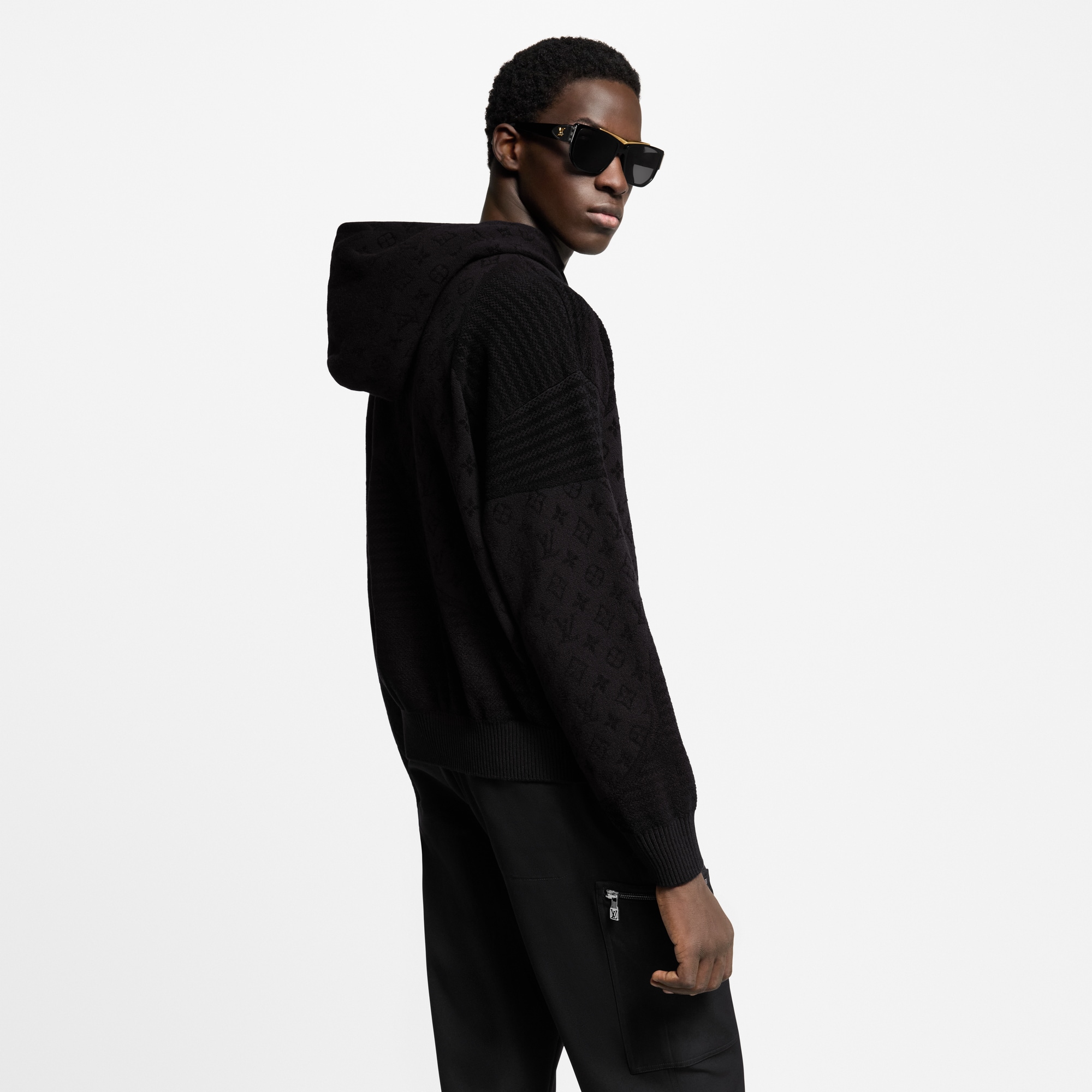 Moletom com Capuz e Jacquard de Grafismo - Ready-to-Wear | LOUIS VUITTON